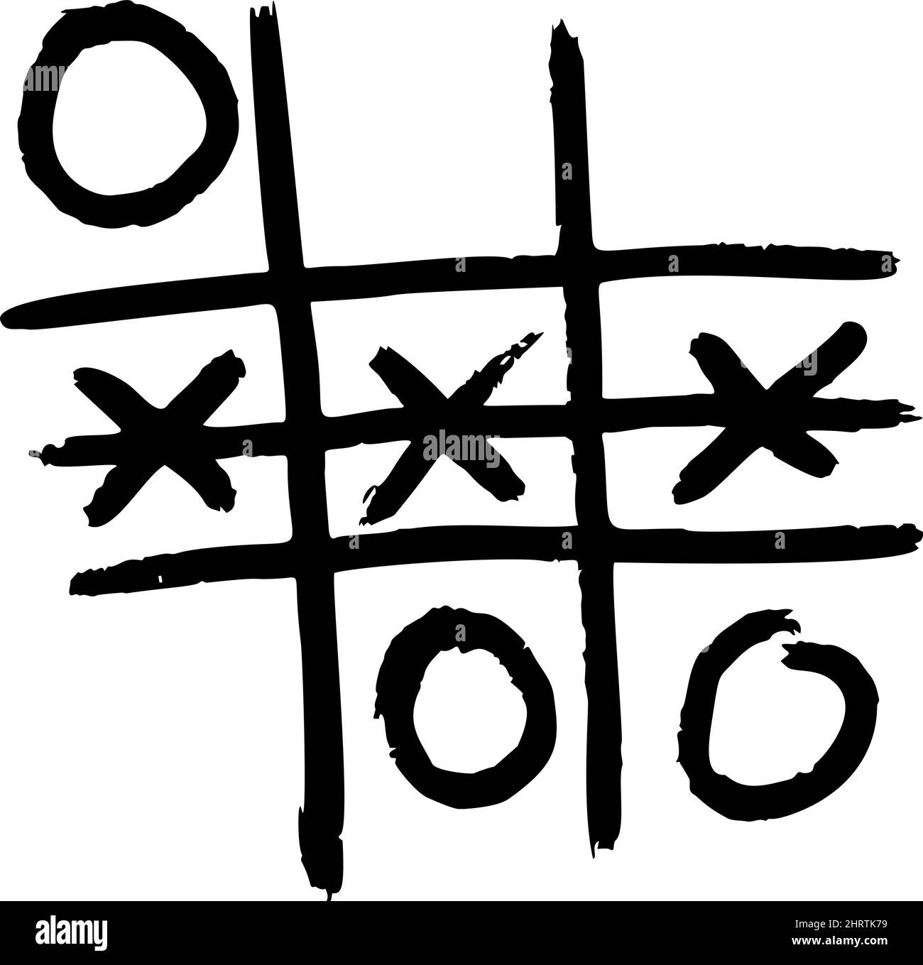 Noughts and crosses book Stock Vector Images - Alamy