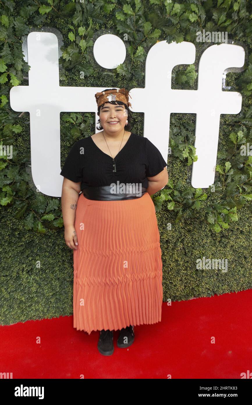 Violet Nelson walks the red carpet as she promotes the film "Night ...