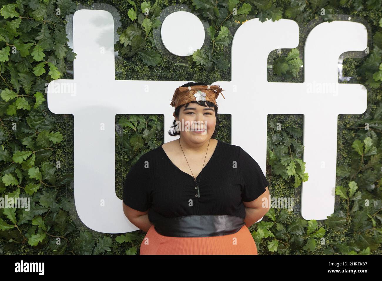 Violet Nelson walks the red carpet as she promotes the film "Night ...