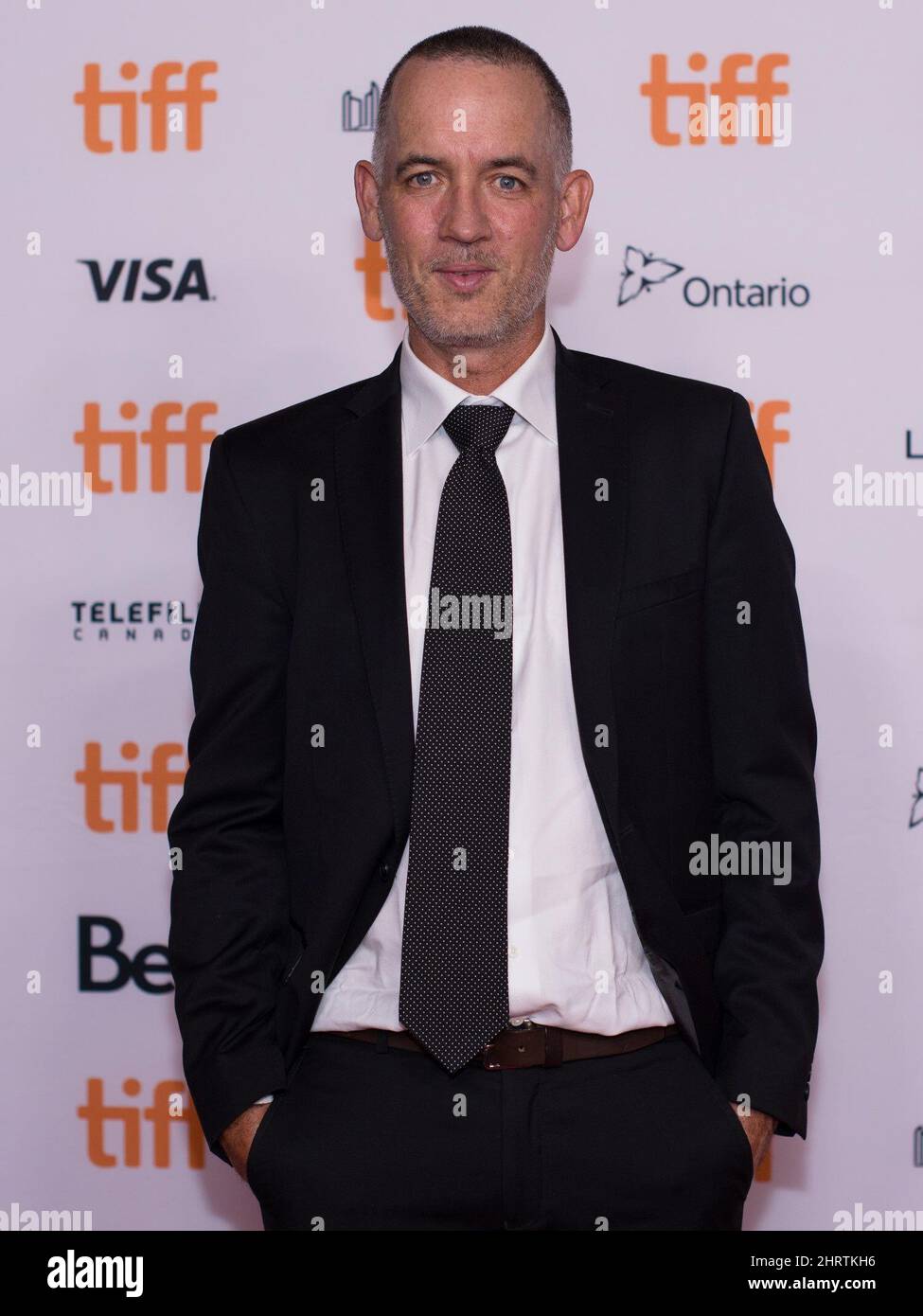 Director Michael McGowan poses for a photograph on the red carpet ...