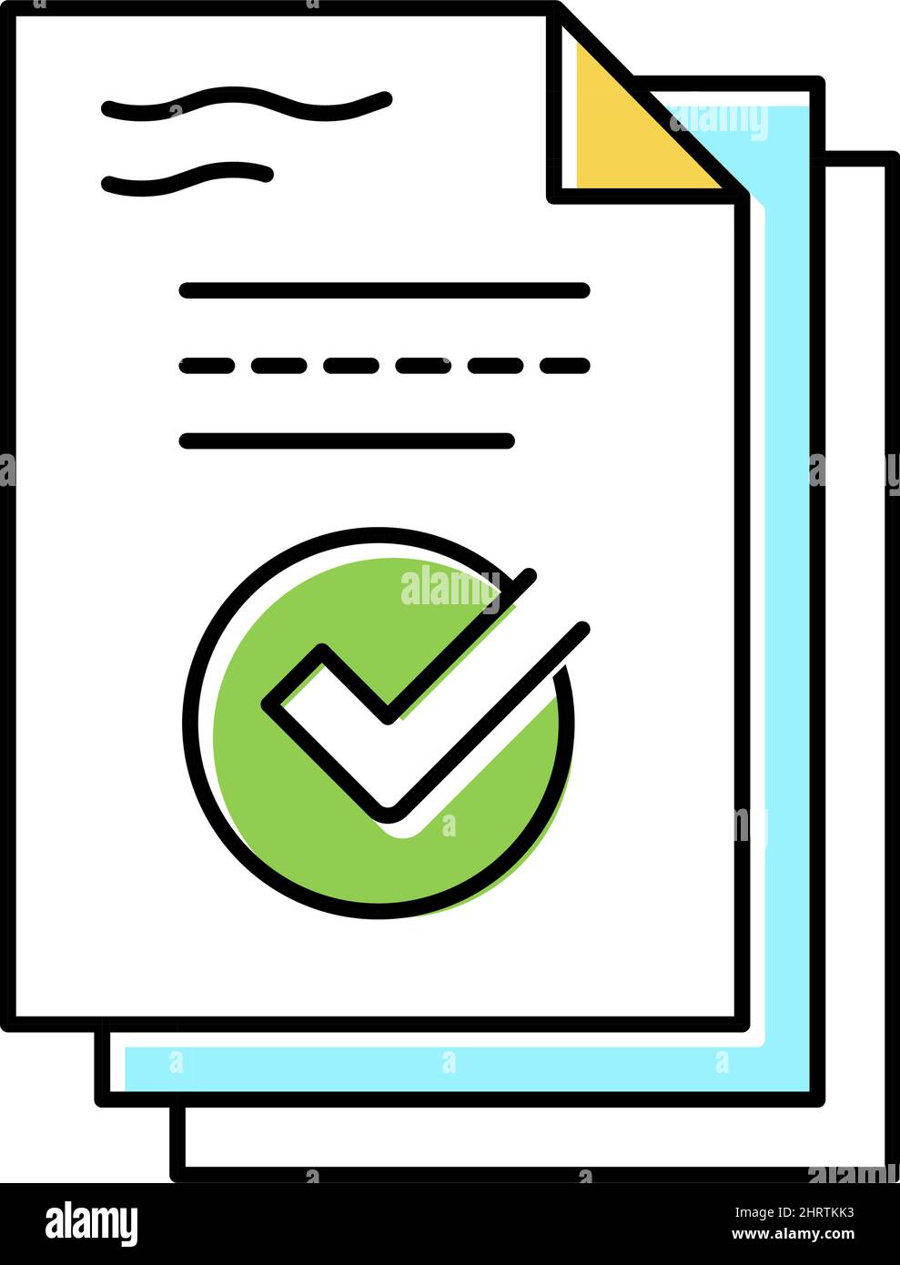 work report color icon vector illustration Stock Vector Image & Art - Alamy