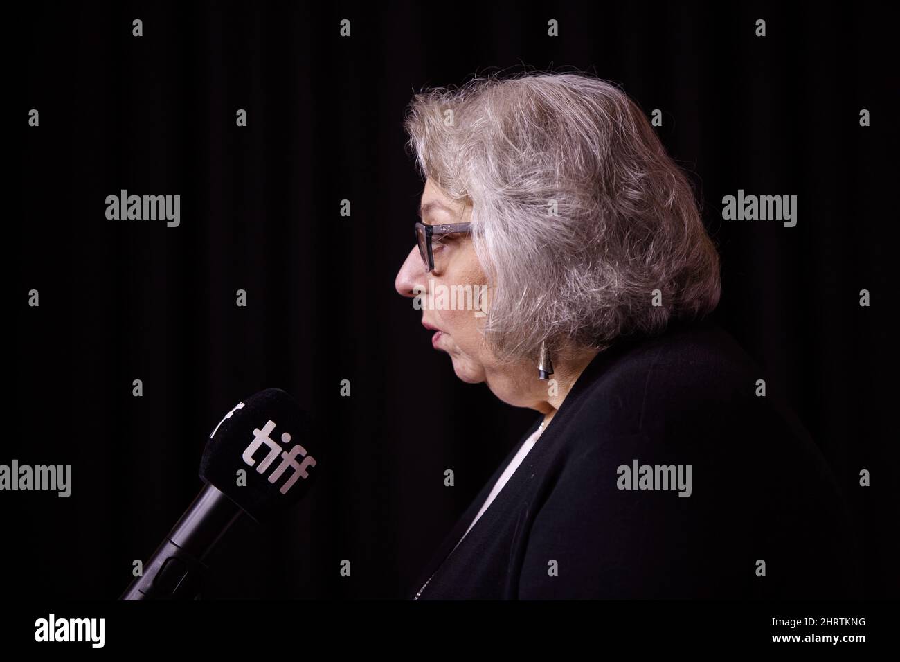 Actor Jayne Houdyshell speaks with media on the red carpet prior to the ...