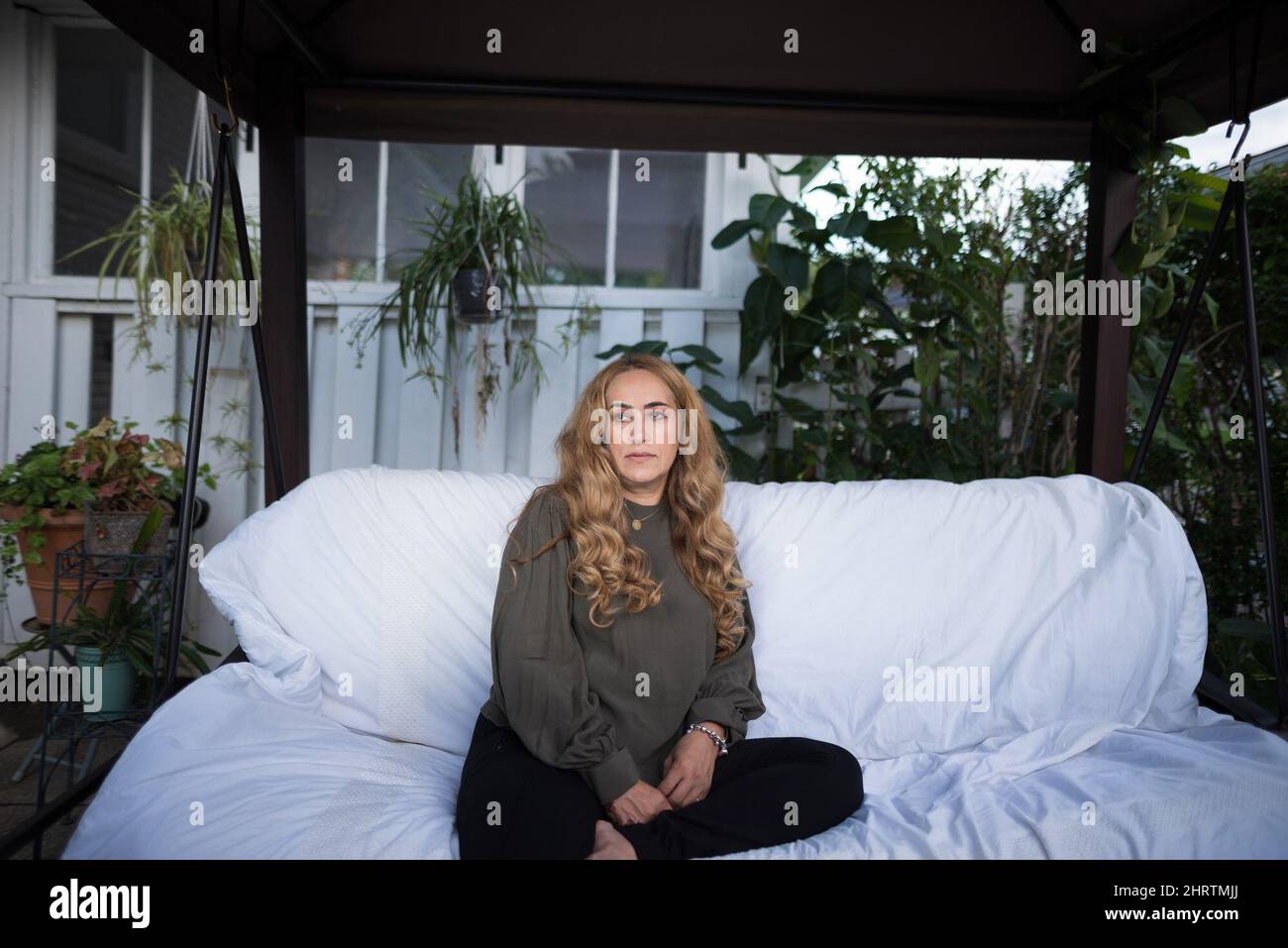 Afghan-Canadian Zakia Zarifi poses for a photograph on Wednesday ...
