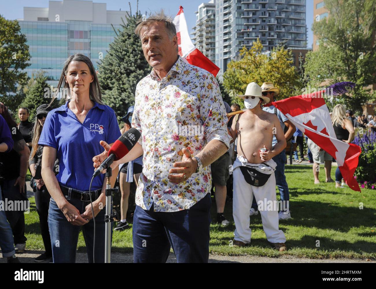 People's Party of Canada Leader Maxime Bernier attends a rally in ...