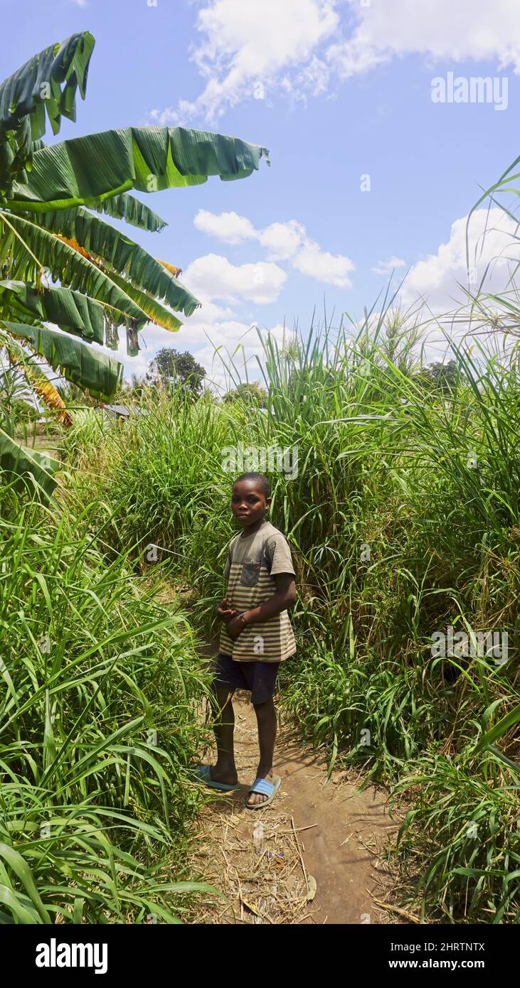 View of African people from Mozambique during their daily life Stock ...