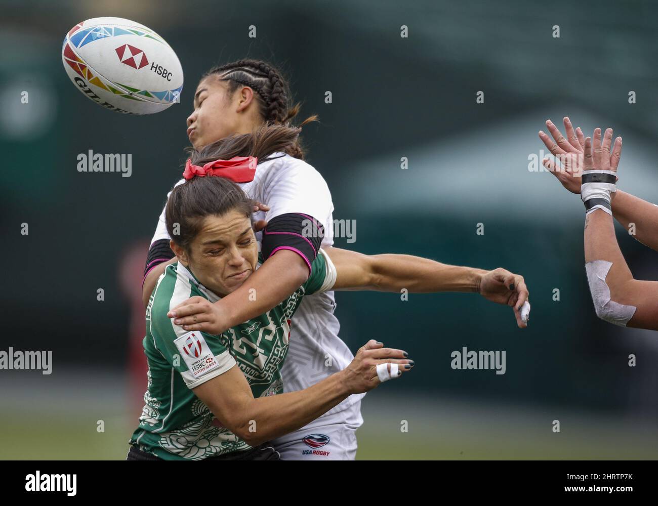 Mexico's Juanita Elguezabal-Dority, left, and Lote Tausinga, of the ...