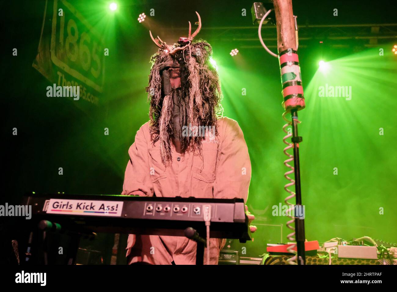 Composer and synthesiser player Michael "Mikey" Chestnutt, with British ...