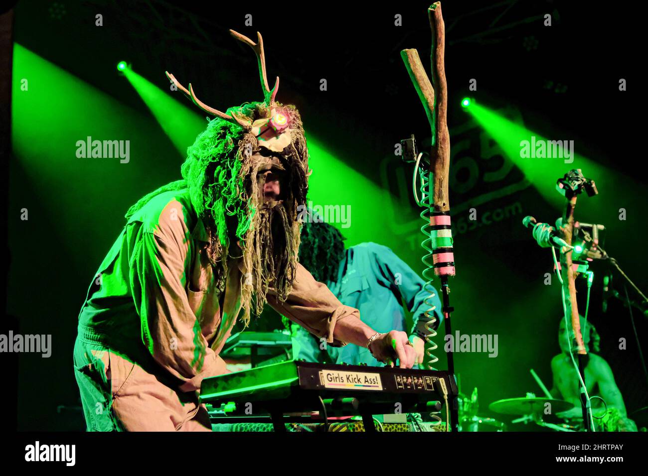 Composer and synthesiser player Michael "Mikey" Chestnutt, with British ...