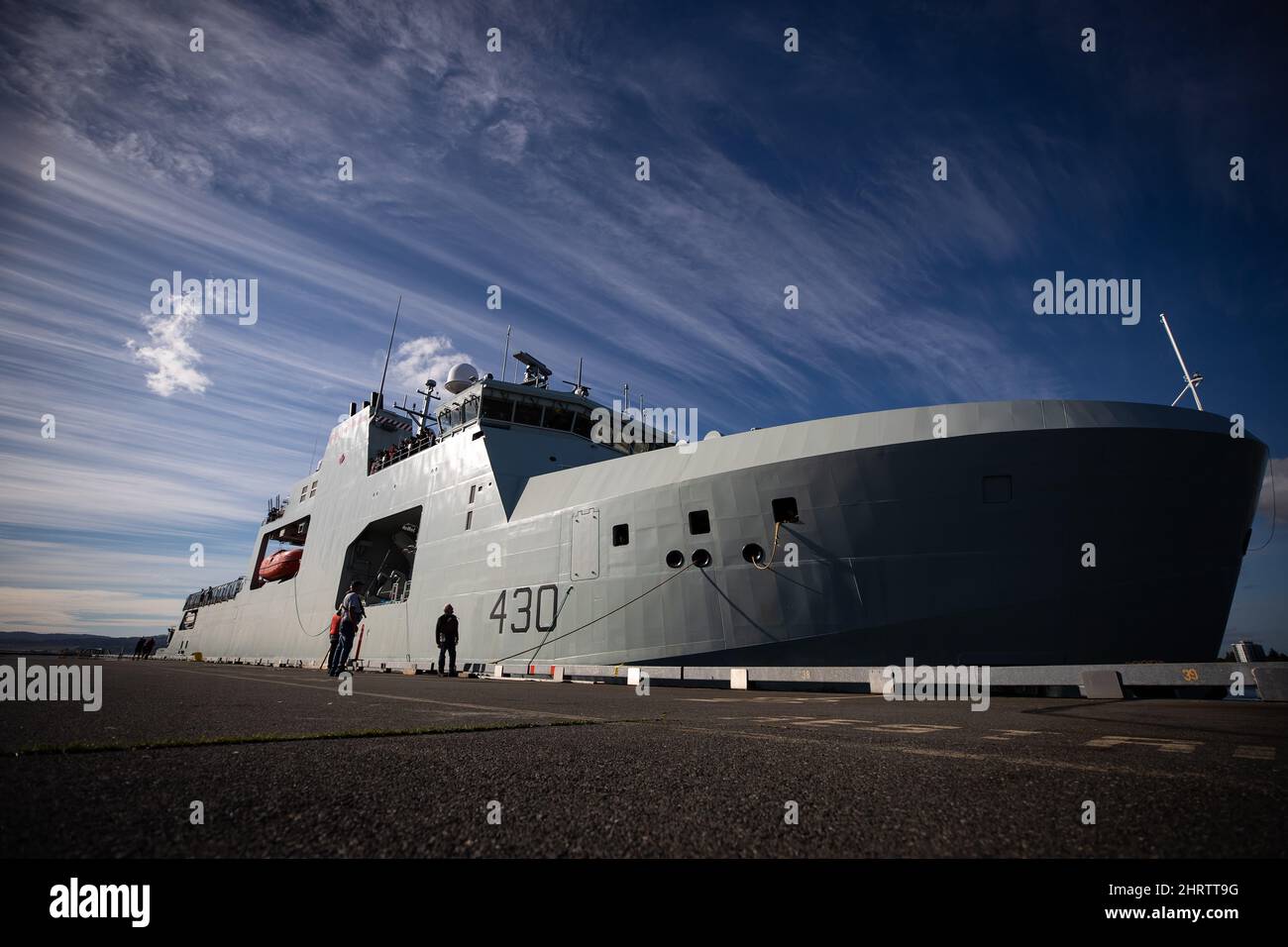 The Royal Canadian Navy's newest Arctic and Offshore Patrol Ship, HMCS ...
