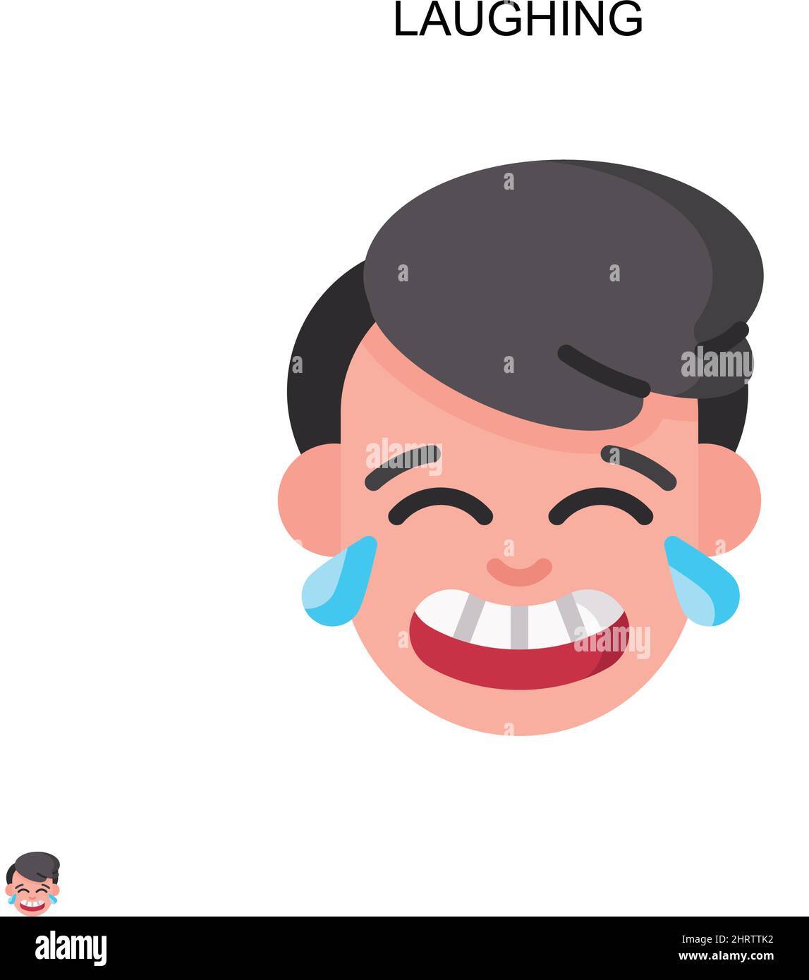 African boy character icon hi-res stock photography and images - Alamy