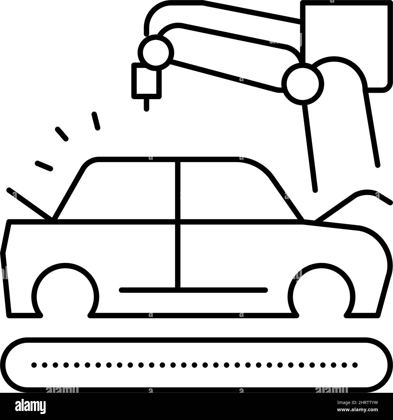 Car body welding Black and White Stock Photos & Images - Alamy