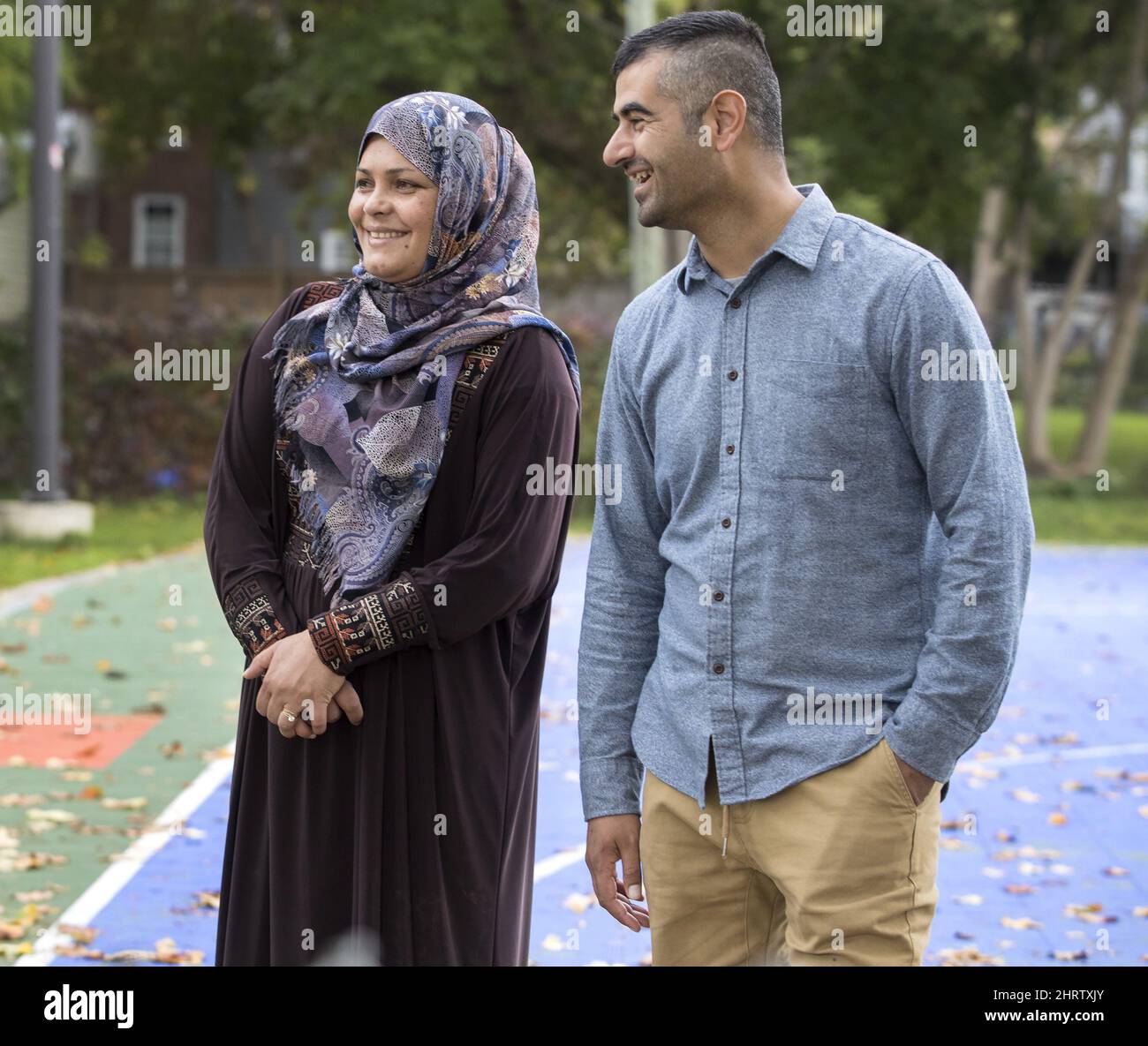 Parwaiz Hamidy, right, and his wife Rahima Hamidy are shown in ...