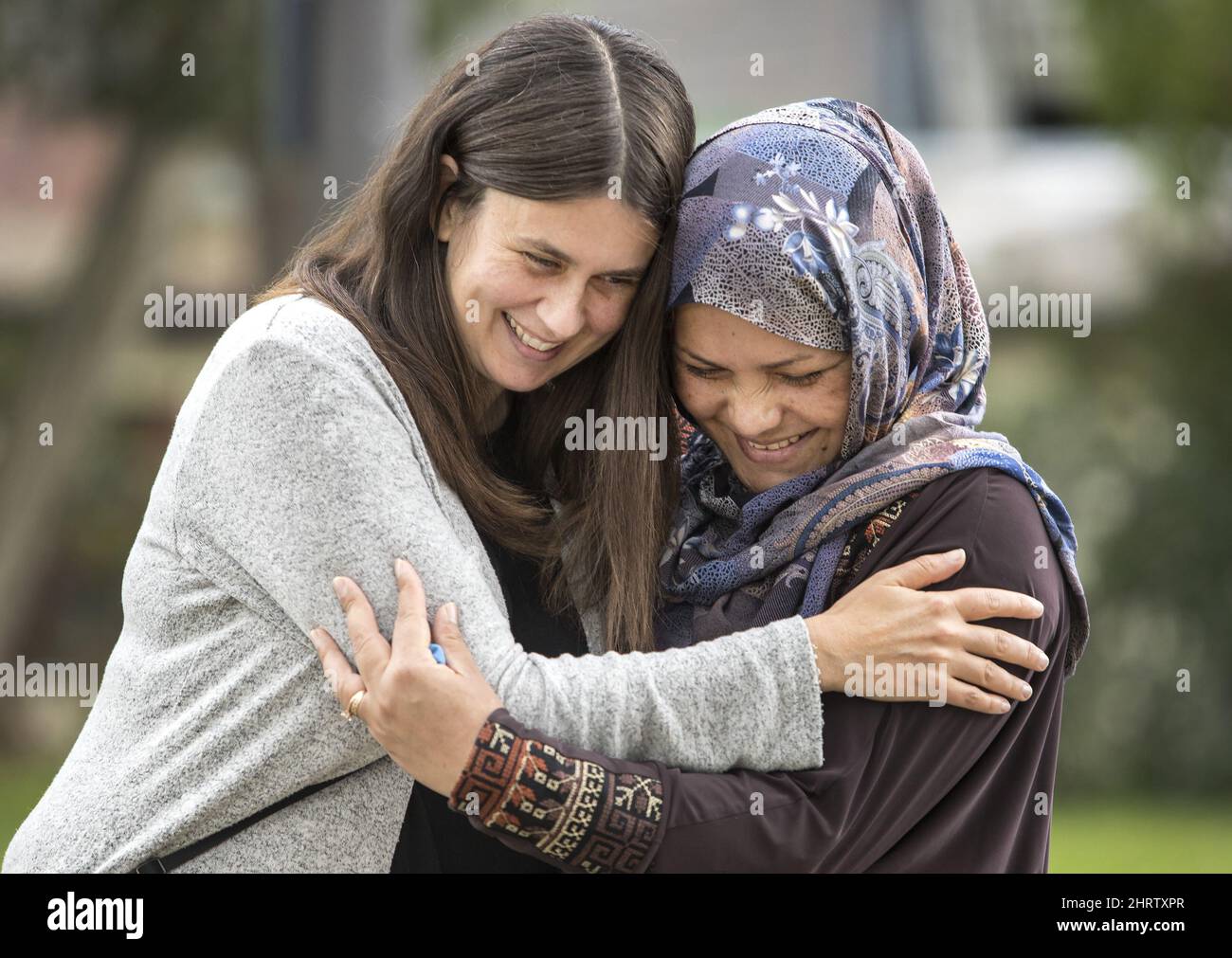 Rahima Hamidy and Heather Hedges are shown in Peterborough, Ont. on ...