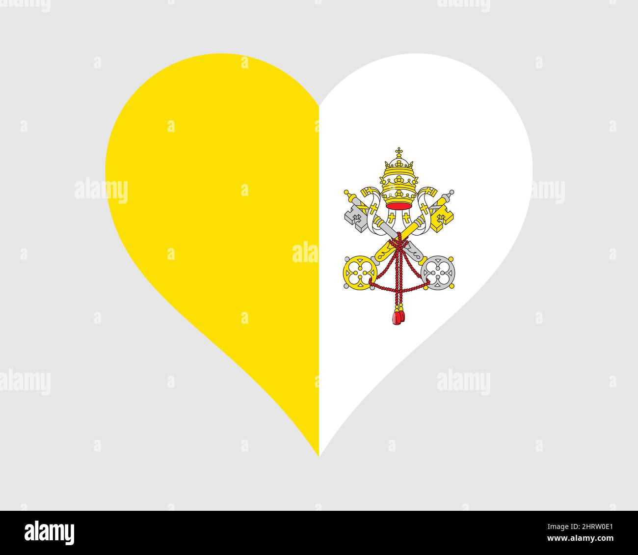 National flag vatican city Stock Vector Images - Alamy