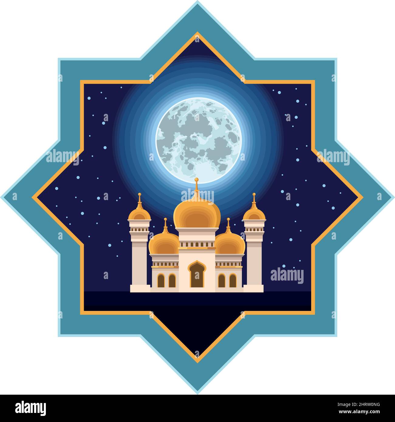 mosque in star Stock Vector Image & Art - Alamy