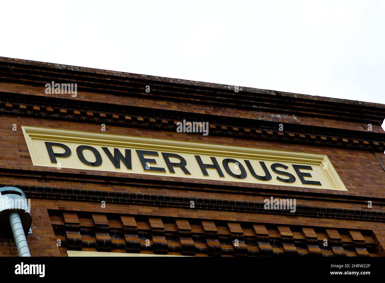 Power House signboard on a building Stock Photo - Alamy