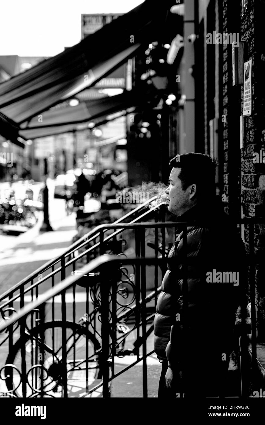 Daily life in neighborhood Black and White Stock Photos & Images - Alamy