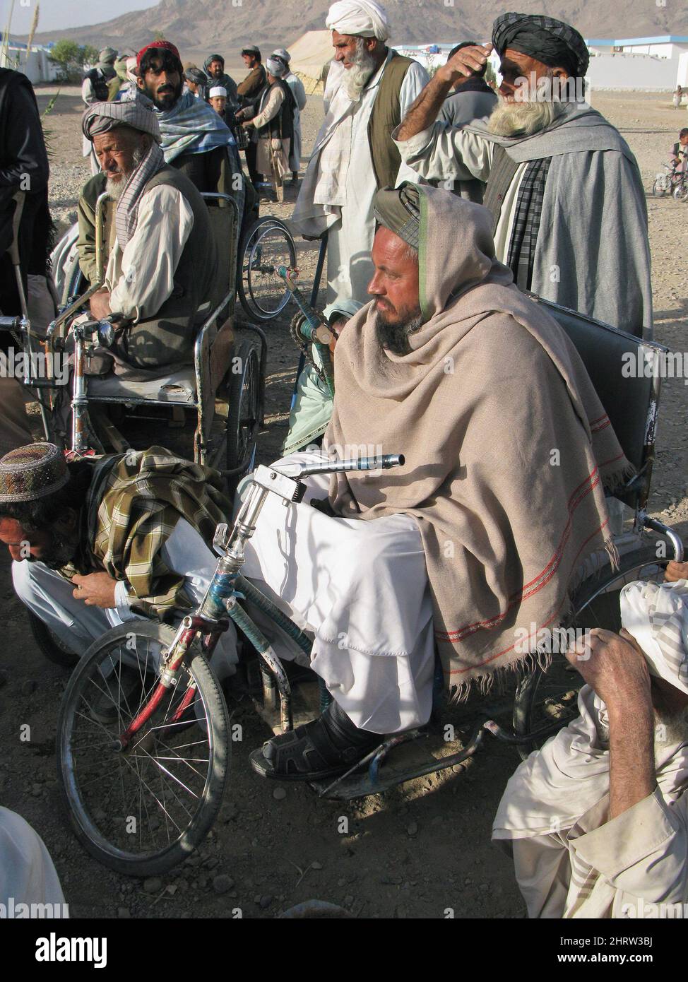 Residents of Mohammed bin Rashid village, set up for Afghanistan's ...