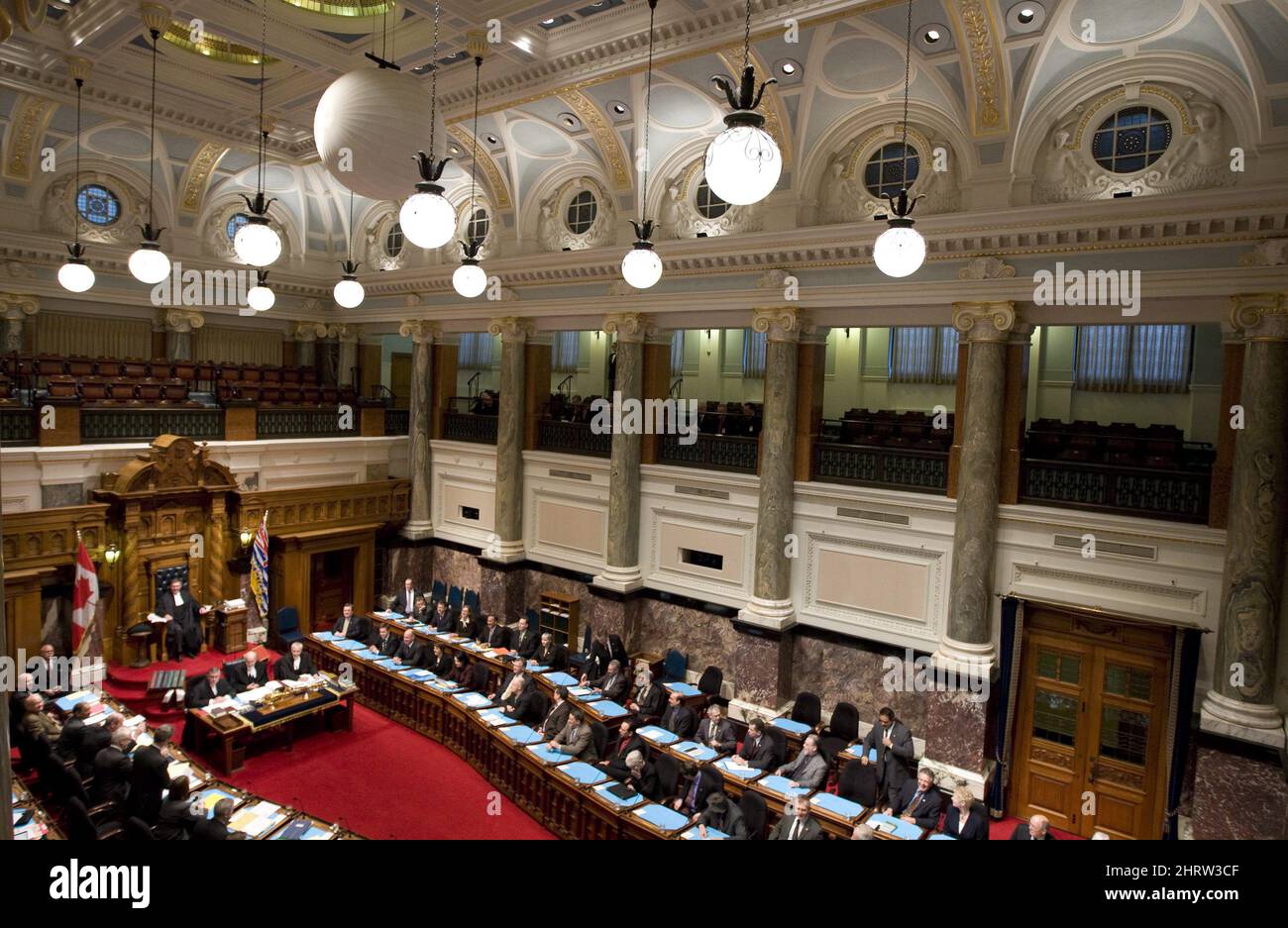 Bill Barisoff, left, Speaker of the Legislative Assembly of British ...