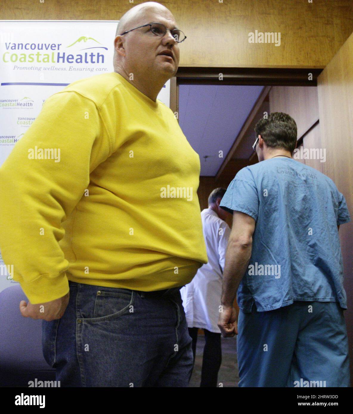 Michael Wilson, left, brother of plane crash survivor Thomas Wilson, both of Fort Saskatchewan ...