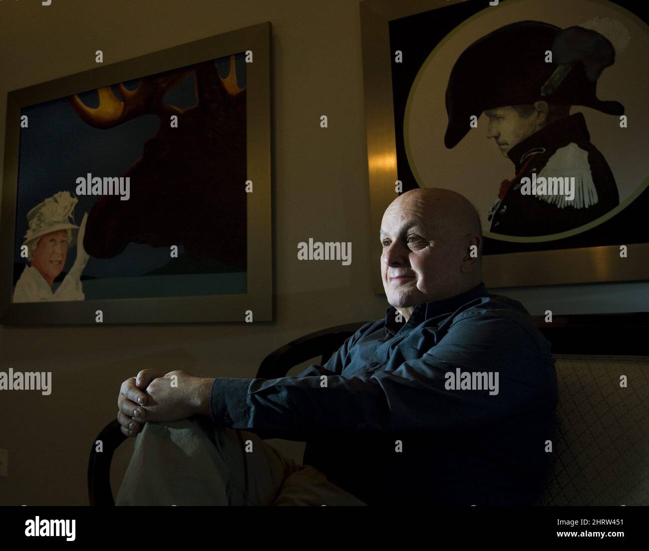 Artist Charles Pachter poses for a photograph at his home and studio on ...