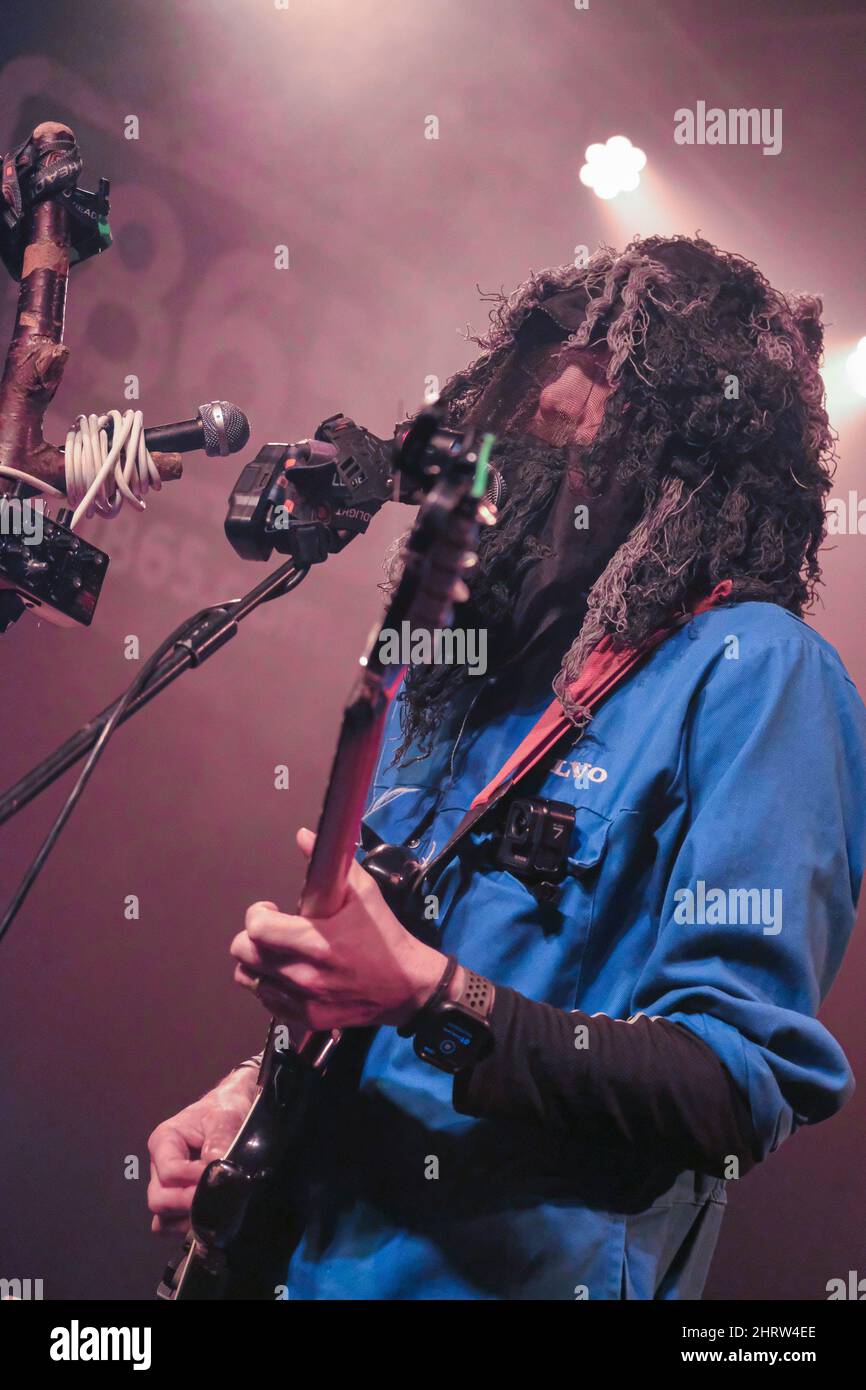 Lead singer and guitarist Patrick "Paddy" Austin with British post-punk ...