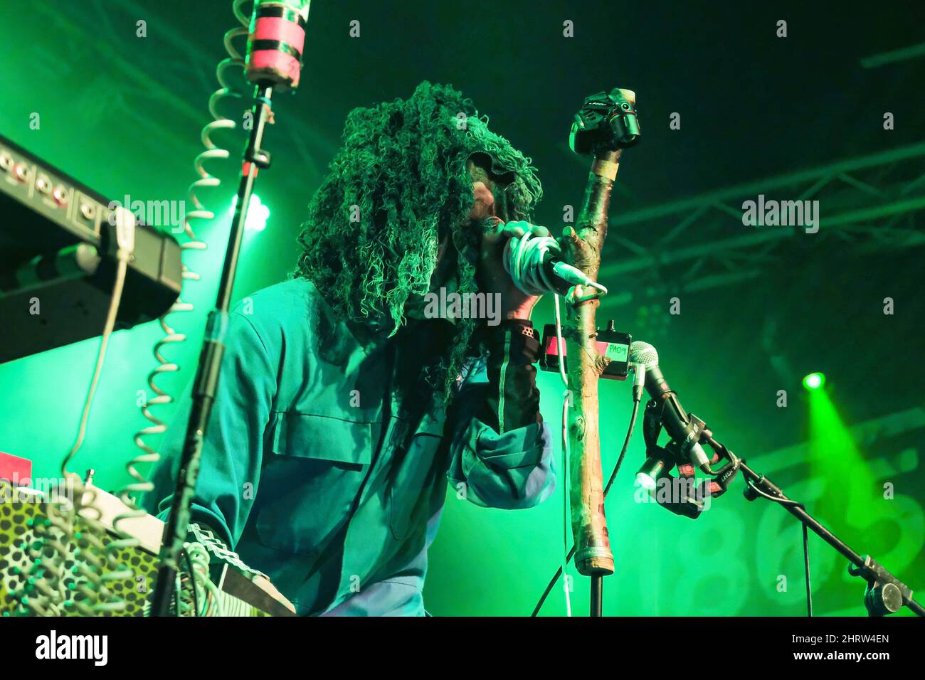 Lead singer and guitarist Patrick "Paddy" Austin with British post-punk ...