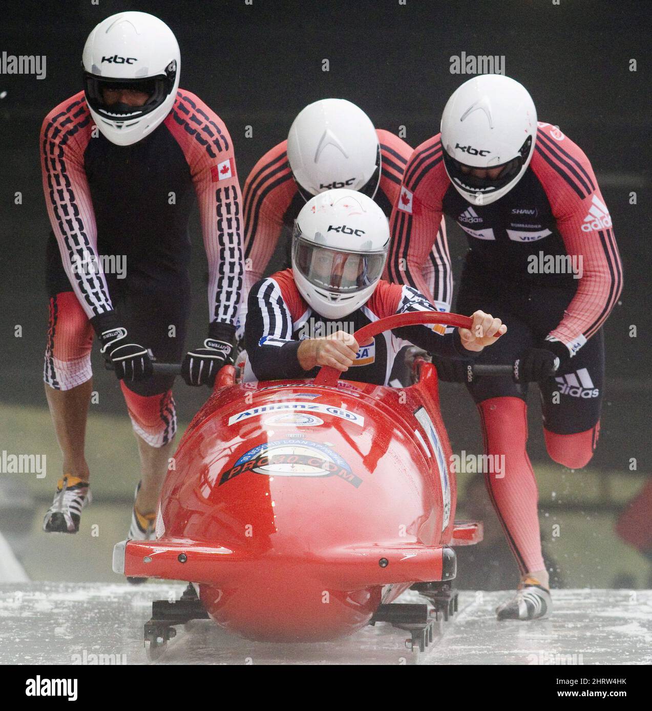 Canada's Jayson Krause, Steve Larsen Morgan Alexander and Justin ...
