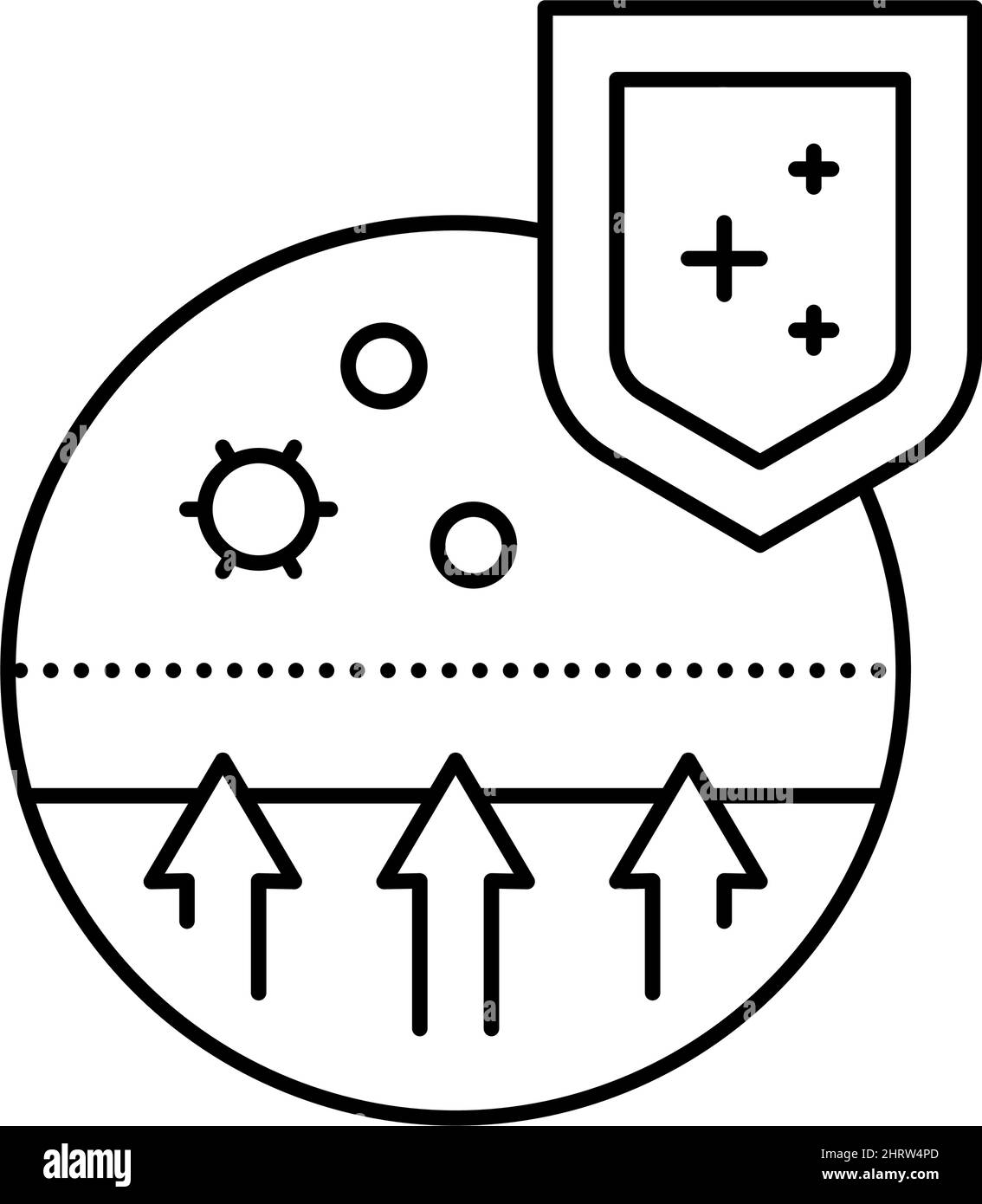 passive immunity line icon vector illustration Stock Vector Image & Art ...