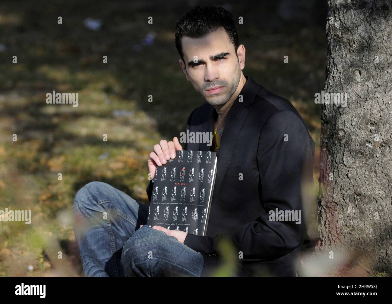 Michael Calce, aka Mafiaboy, is shown in Montreal, Saturday Oct. 18 ...