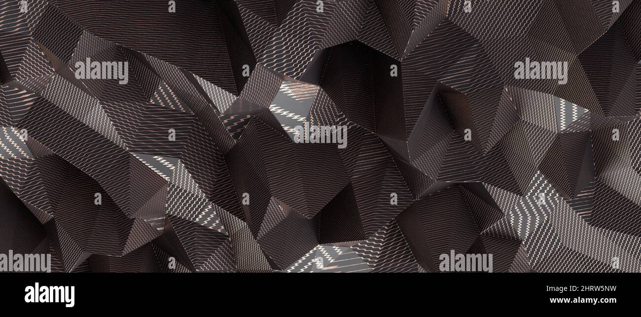 Illustration of Abstract triangles background Stock Photo - Alamy