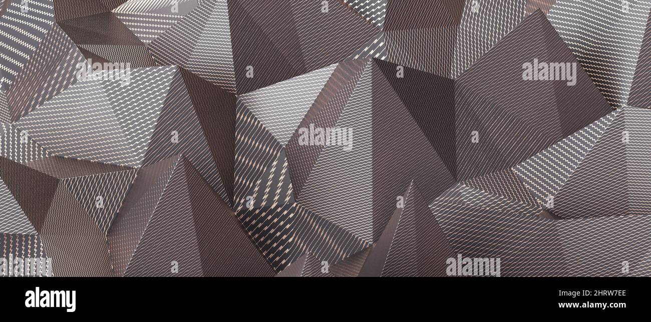 Illustration of Abstract triangles background Stock Photo - Alamy