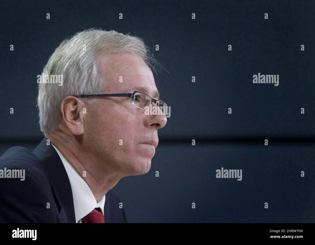 FILE--Liberal Leader Stephane Dion talks with reporters at a news ...