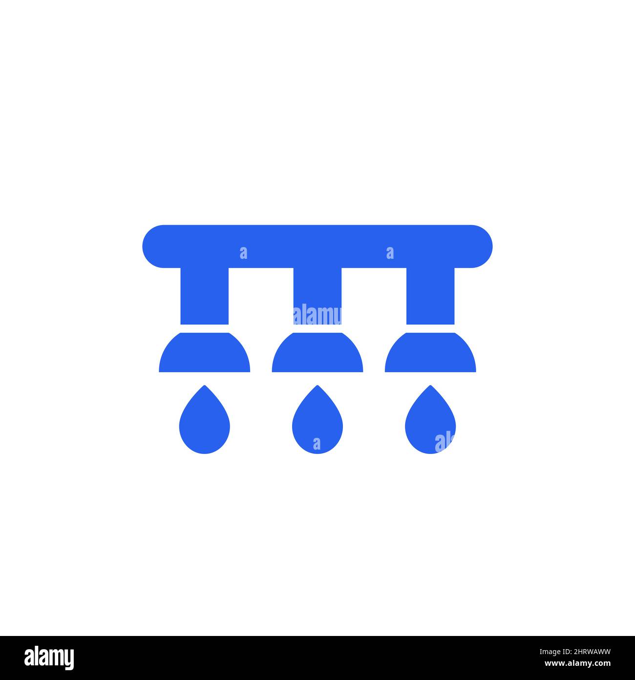 Drip water system Cut Out Stock Images & Pictures - Alamy
