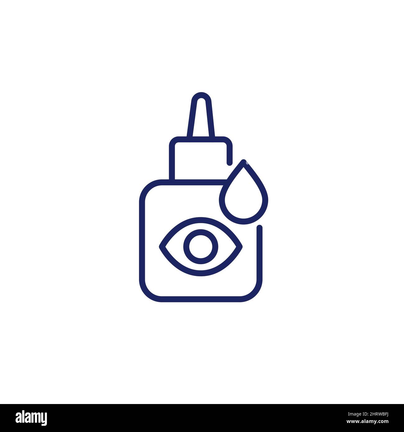Drop contact lens icon Cut Out Stock Images & Pictures - Alamy