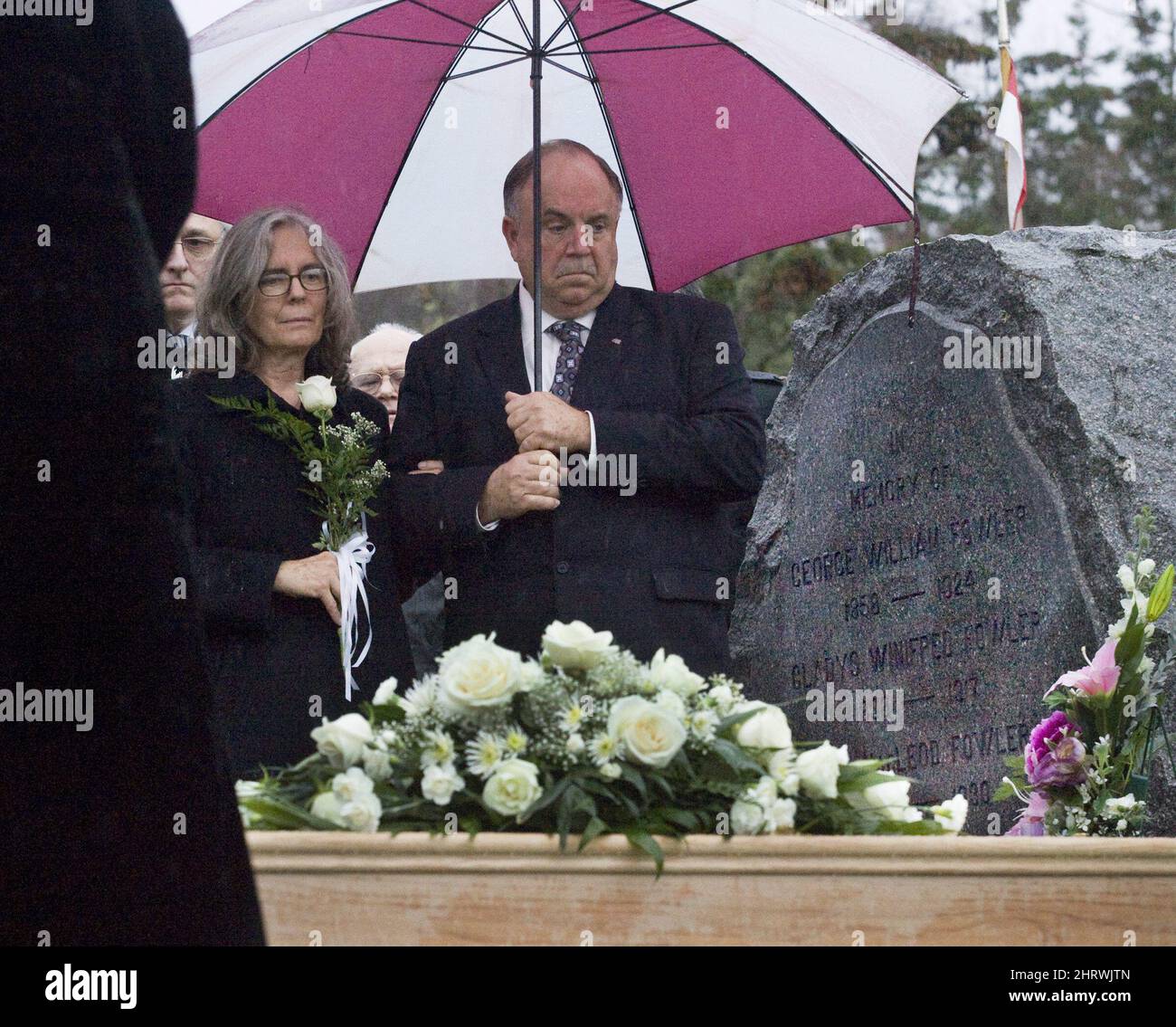 The coffin carrying the remains of Gladys Winifred Fowler rests at the ...