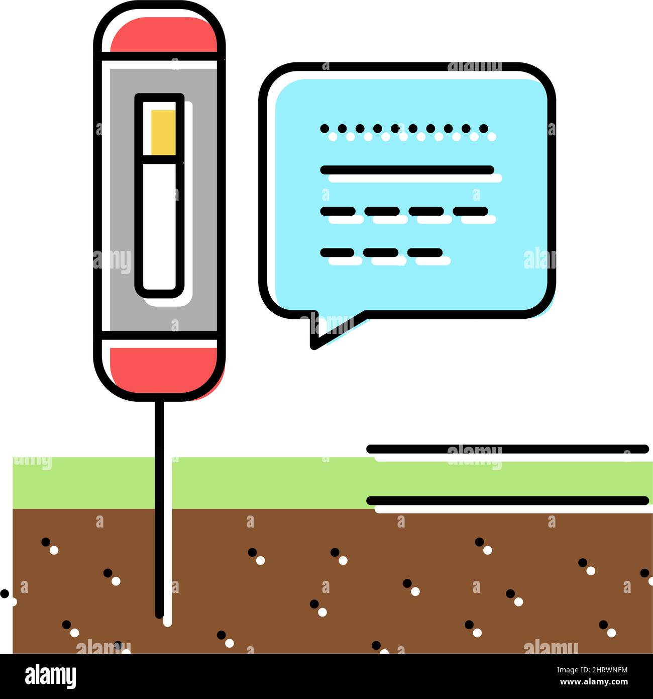 device for ph soil testing color icon vector illustration Stock Vector ... device for ph soil testing color icon vector illustration Stock Vector ...