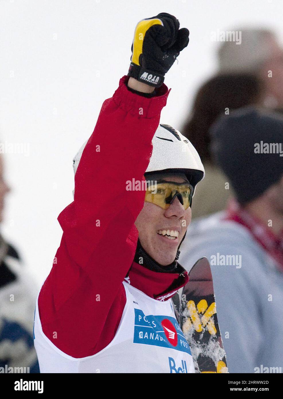 Zongyang Jia of China celebrates his gold medal jump during the mens ...