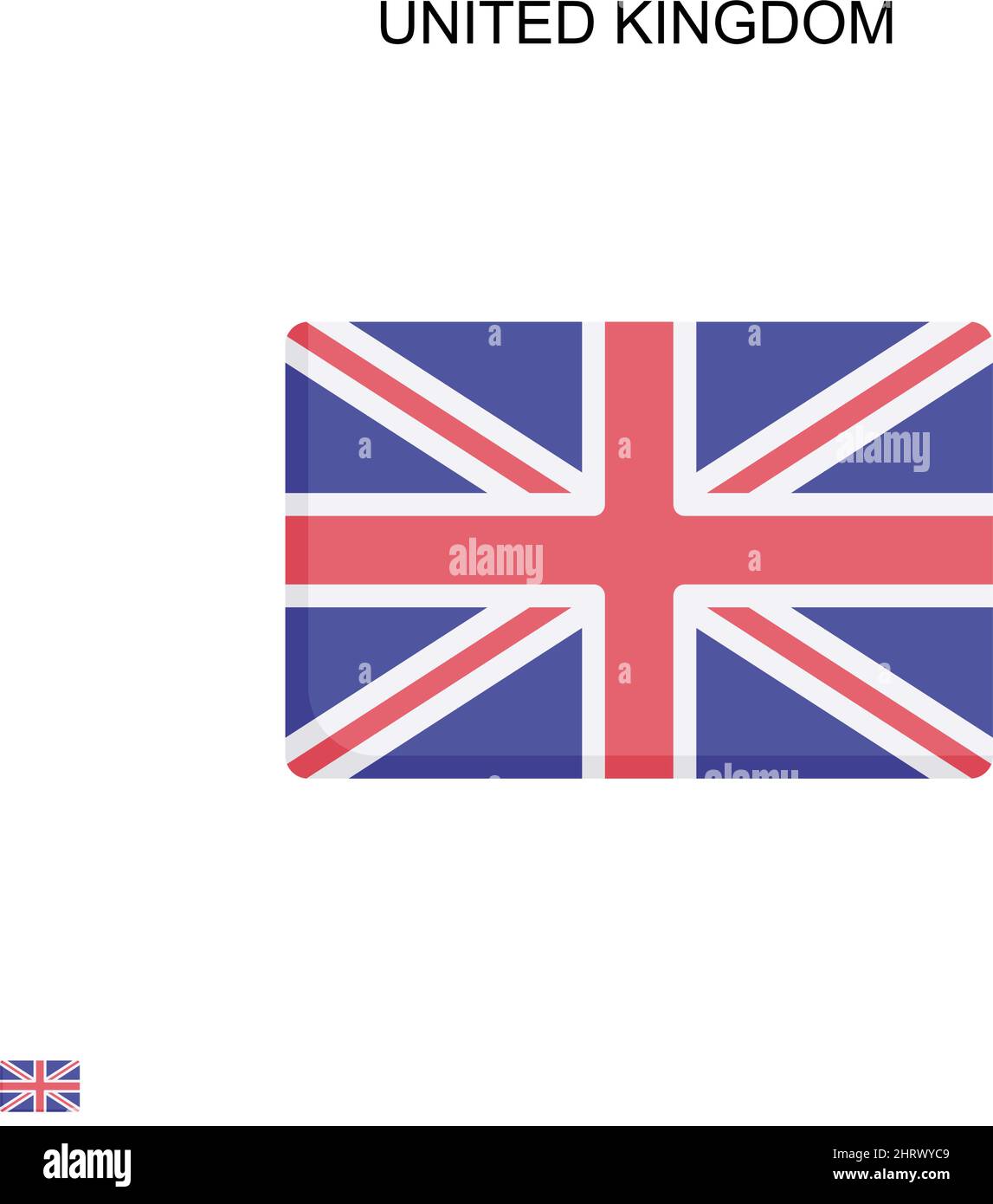 United kingdom Simple vector icon. Illustration symbol design template ...