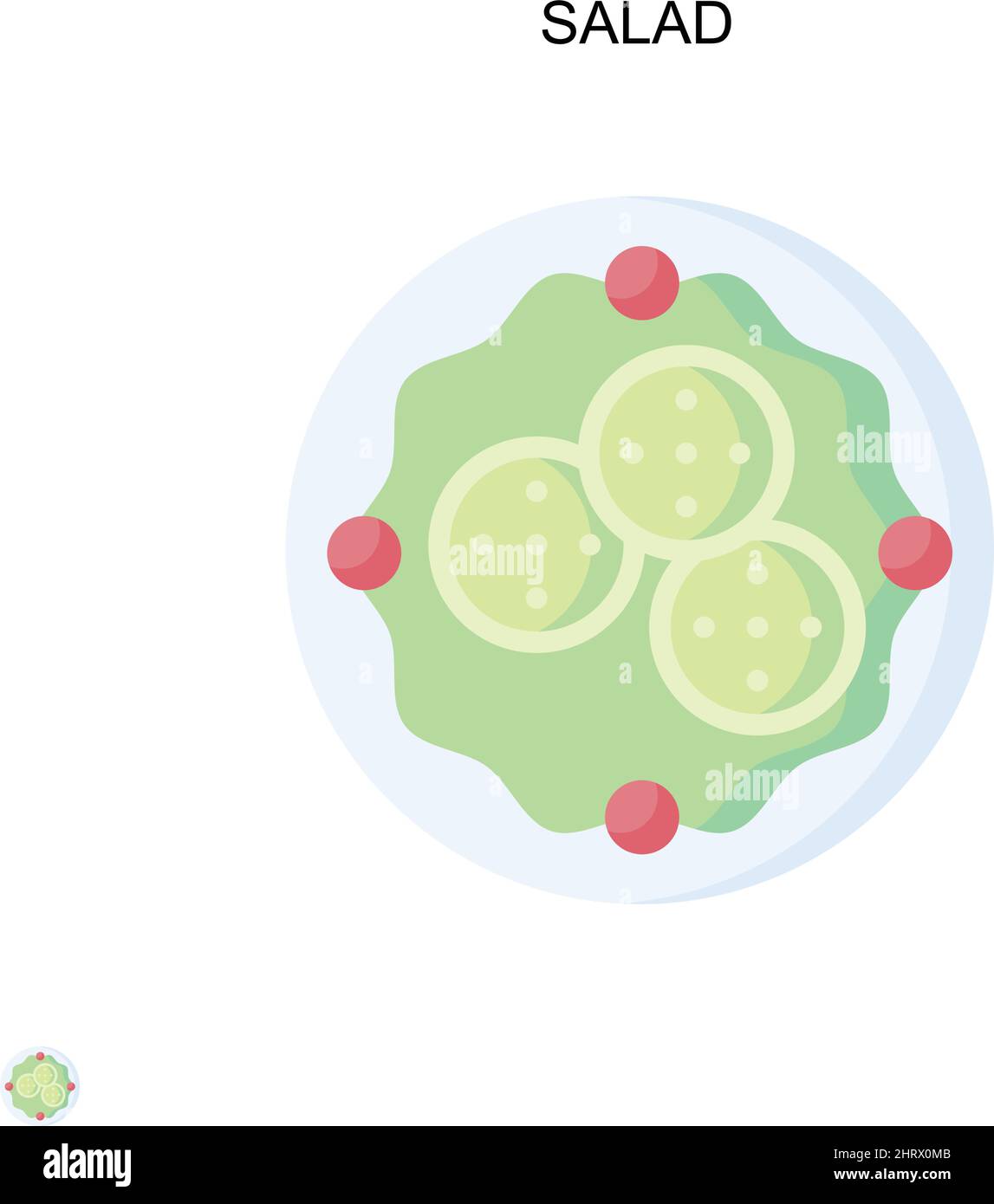 Tomato salad bowl Stock Vector Images - Alamy