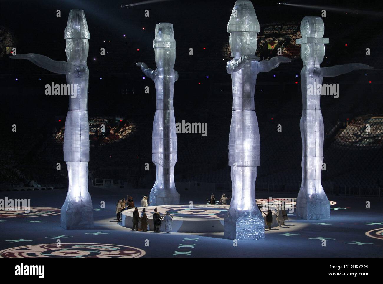 Representatives of the Four Host First Nations stand in front of ...