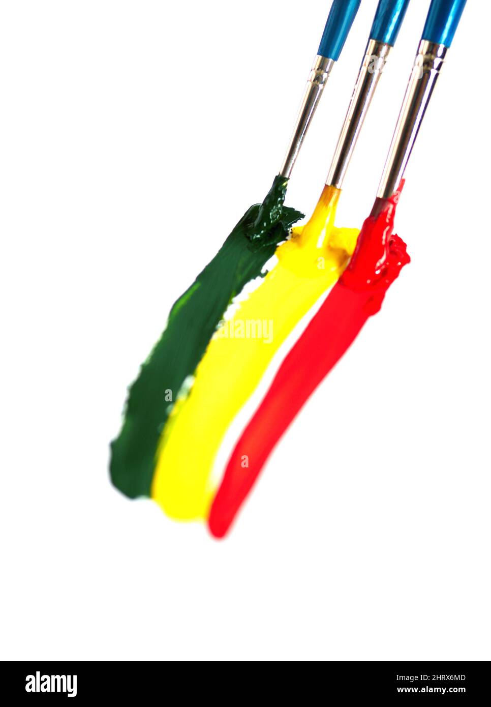 Paint brush stripes Cut Out Stock Images & Pictures - Alamy