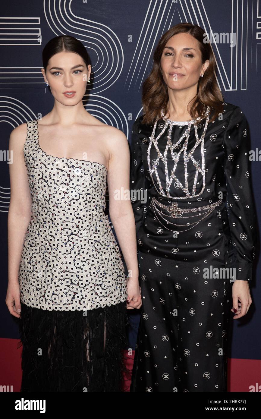 Paris, France. 26th Feb, 2022. Anamaria Vartolomei and Audrey Diwan ...