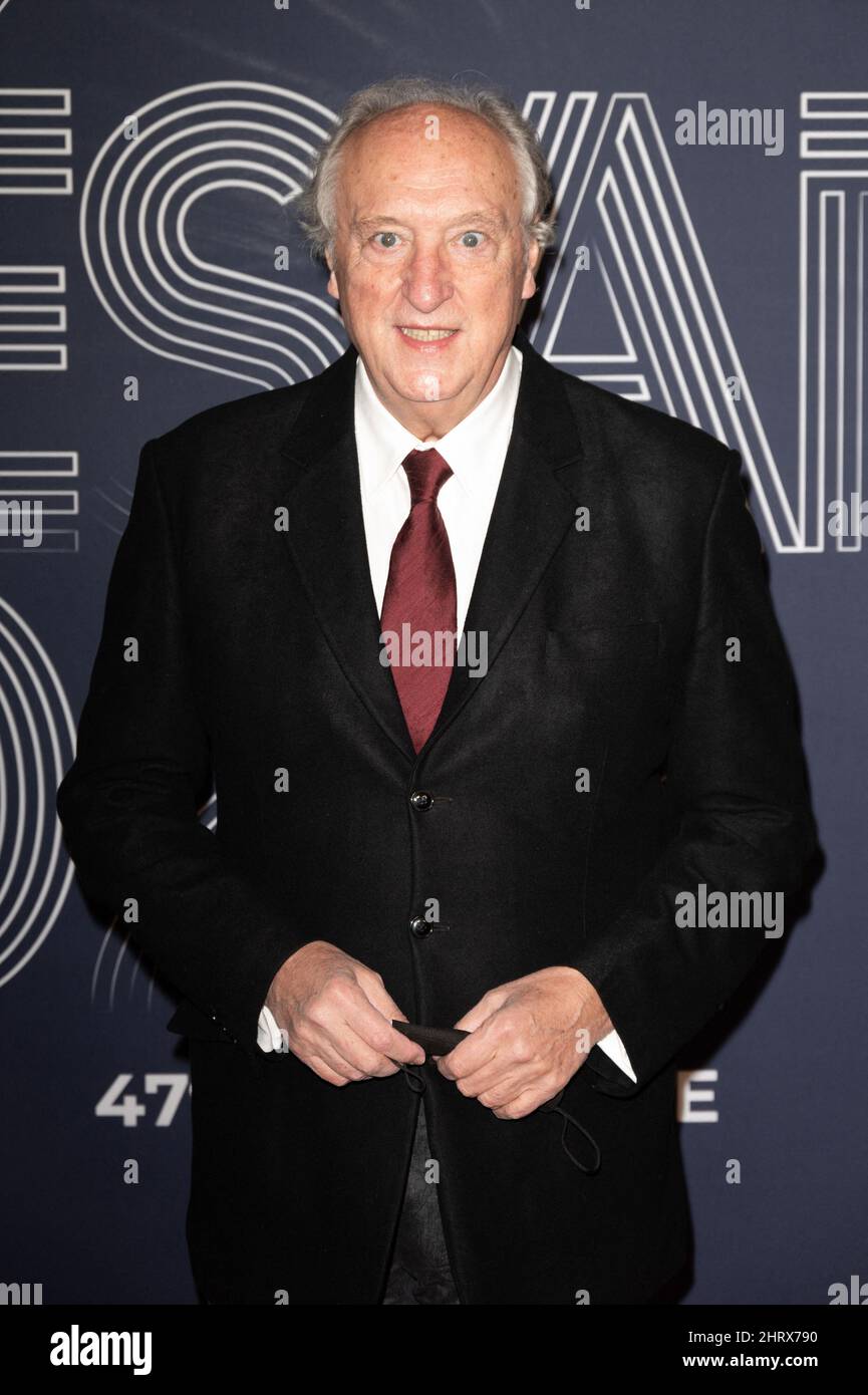 Paris, France. 26th Feb, 2022. Bernard Farcy arrives at the 47th ...