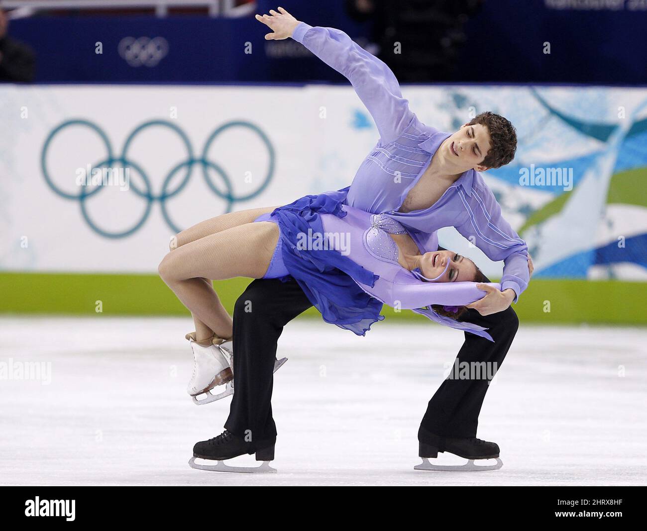Canada's Vanessa Crone and Paul Poirier perform their free dance in the ...