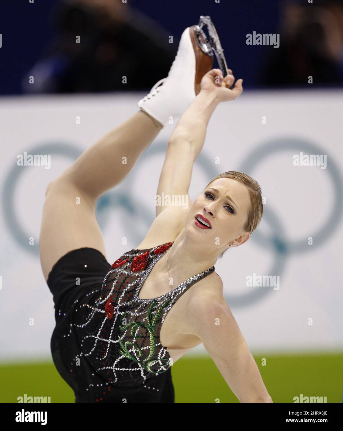 Canada's Joannie Rochette performs her short program in the women's ...