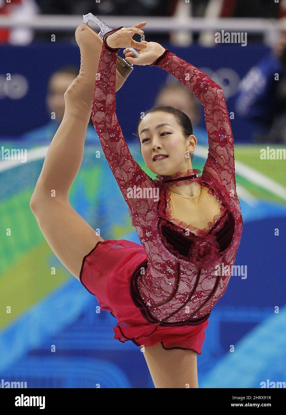 Mao Asada, from Japan, performs her short program in the women's figure skating competition ...