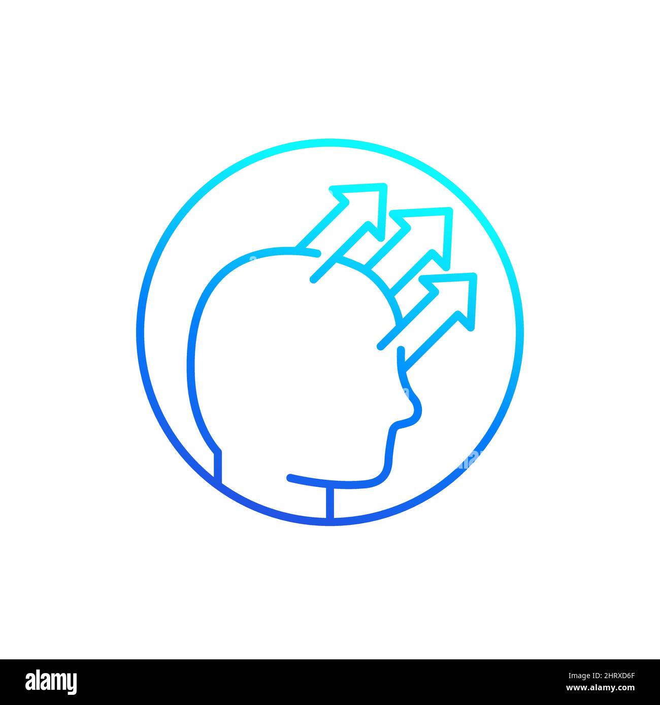 Growth mindset concept man Cut Out Stock Images & Pictures - Alamy