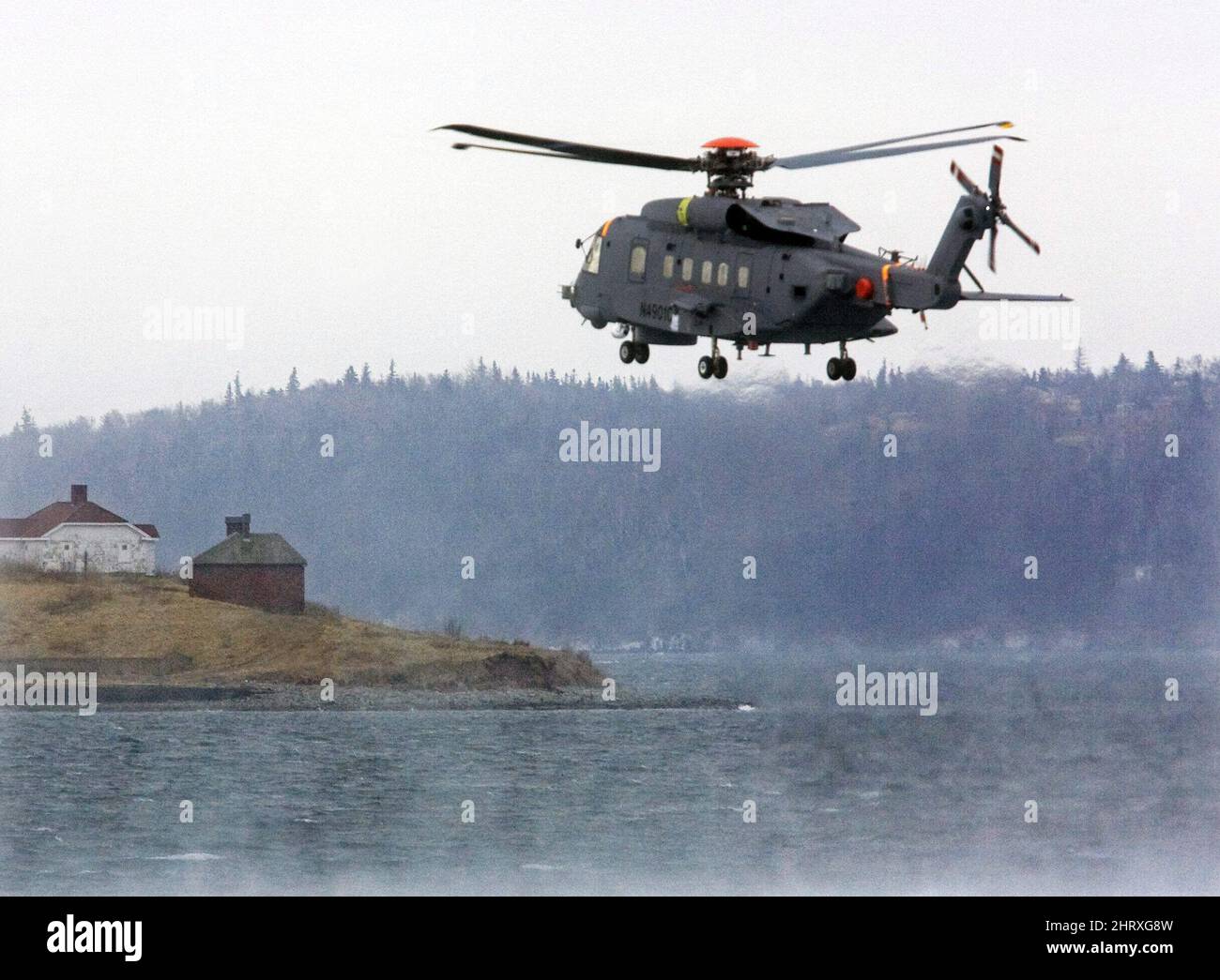 A Canadian military CH-148 Cyclone conducts training exercises in ...