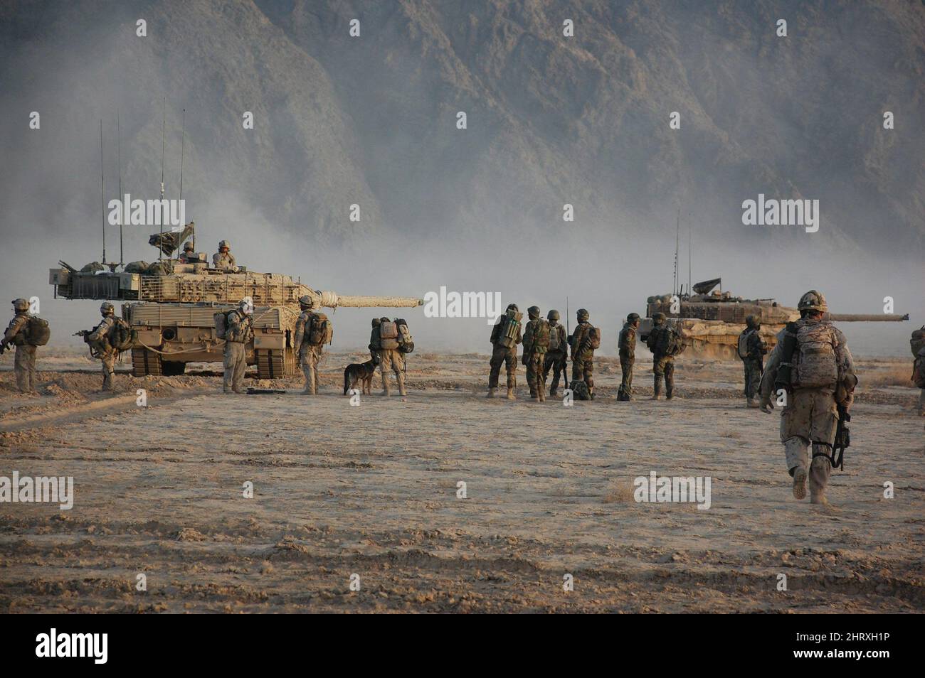 A tank belonging to the Lord Strathcona's Horse Tank Regiment on Friday ...